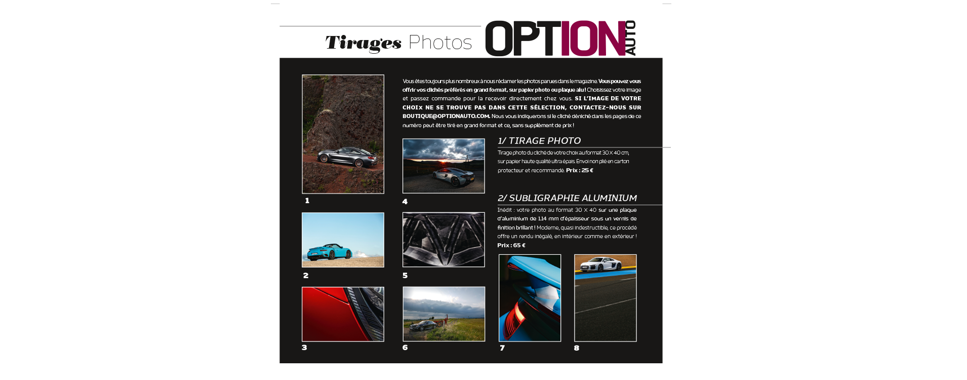 Magazine Option Auto – Passion, personnalisation, exception automobile